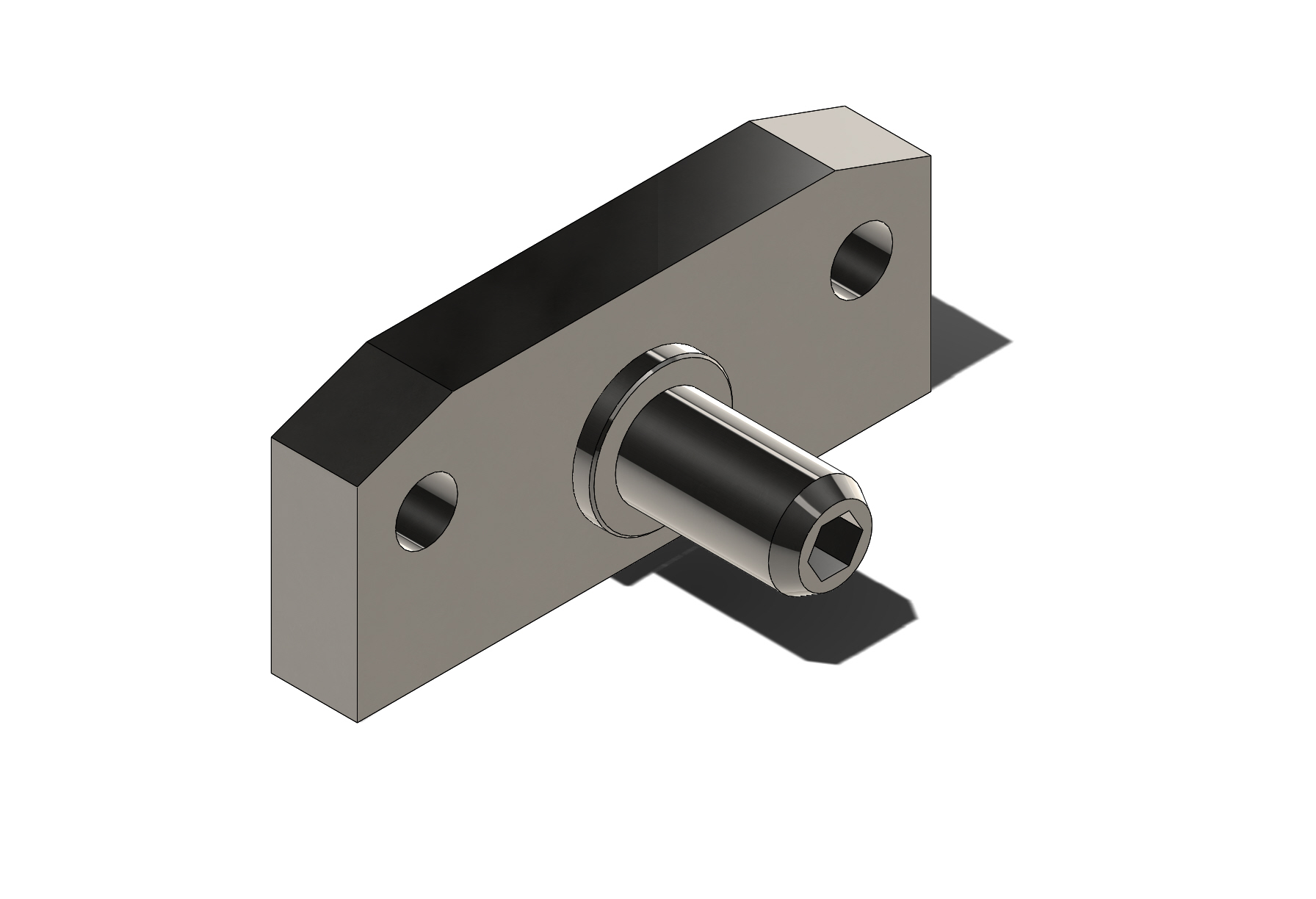 (2370723160-3077) Locator Pin Block Assy - Plate/Blanket Cylinder ...
